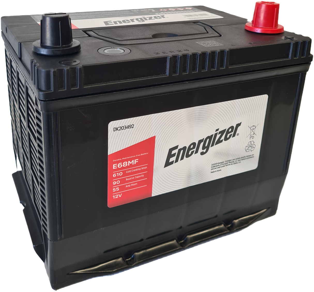 Energizer E68MF 610 CCA 55AH - Powerhouse Batteries